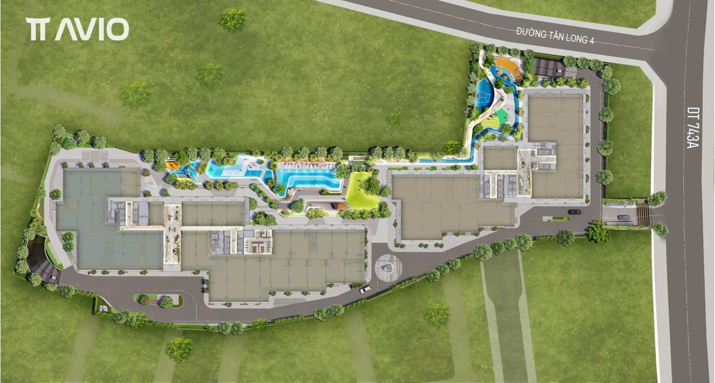 TT Avio: Mặt bằng tổng thể dự án TT Avio